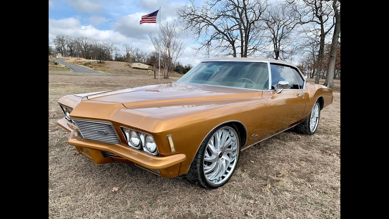 Boat tail Riviera! 1971 Buick Riviera! Sweet! (walk-around video) TEXAS ...