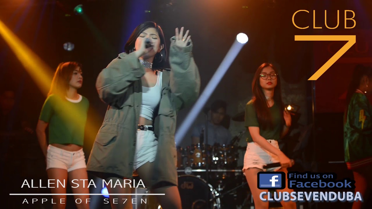 COVERCOMEBACK PERFORMANCE OF ALLEN STA MARIA@CLUB SEVEN DUBAI - YouTube