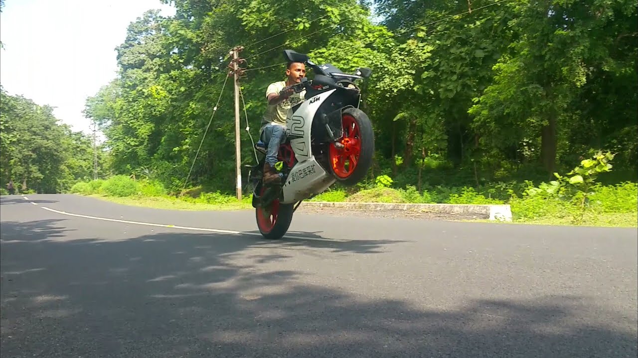Ktm rc 200 bike stunt | ktm rc 200 stunt |ktm bike stunt - YouTube