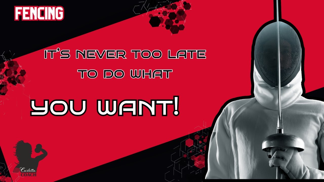 Fencing: Never Too Late to Start! Online Training for Beginners and ...