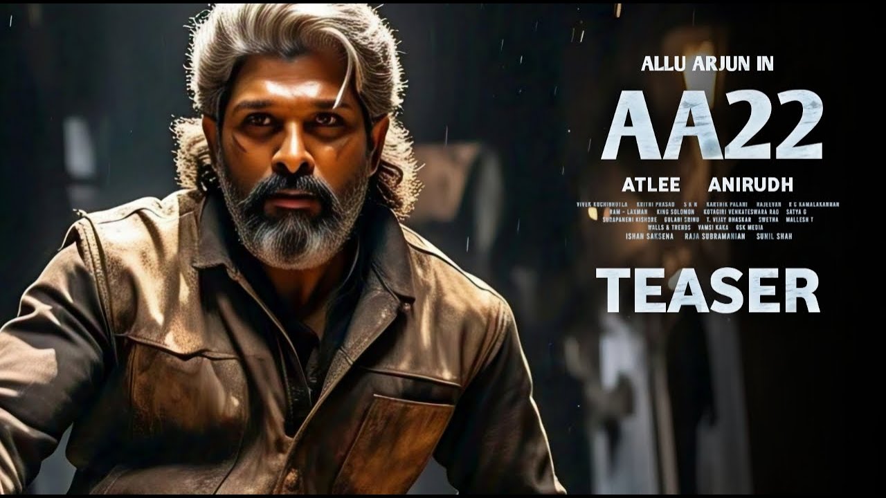 AA 22 Official Teaser | Allu Arjun, Atlee, Deepika Padukone, AA 22 ...
