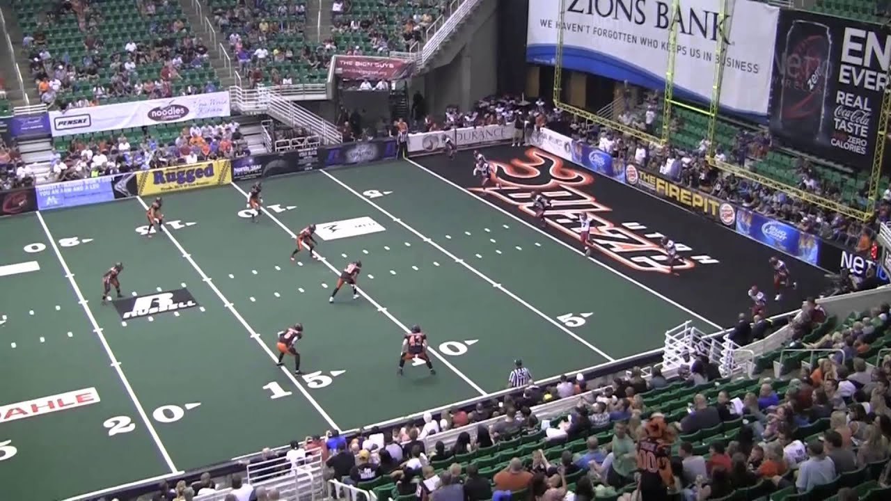 David Hyland- 2013 Highlight Video- AFL Utah Blaze- DB #9 - YouTube