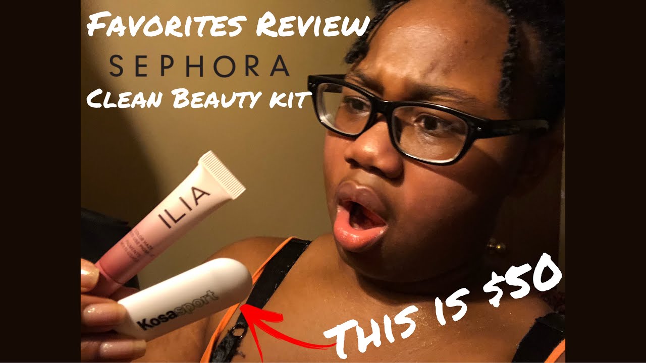 Clean Beauty Review | Sephora Favorites Clean Makeup Kit - YouTube