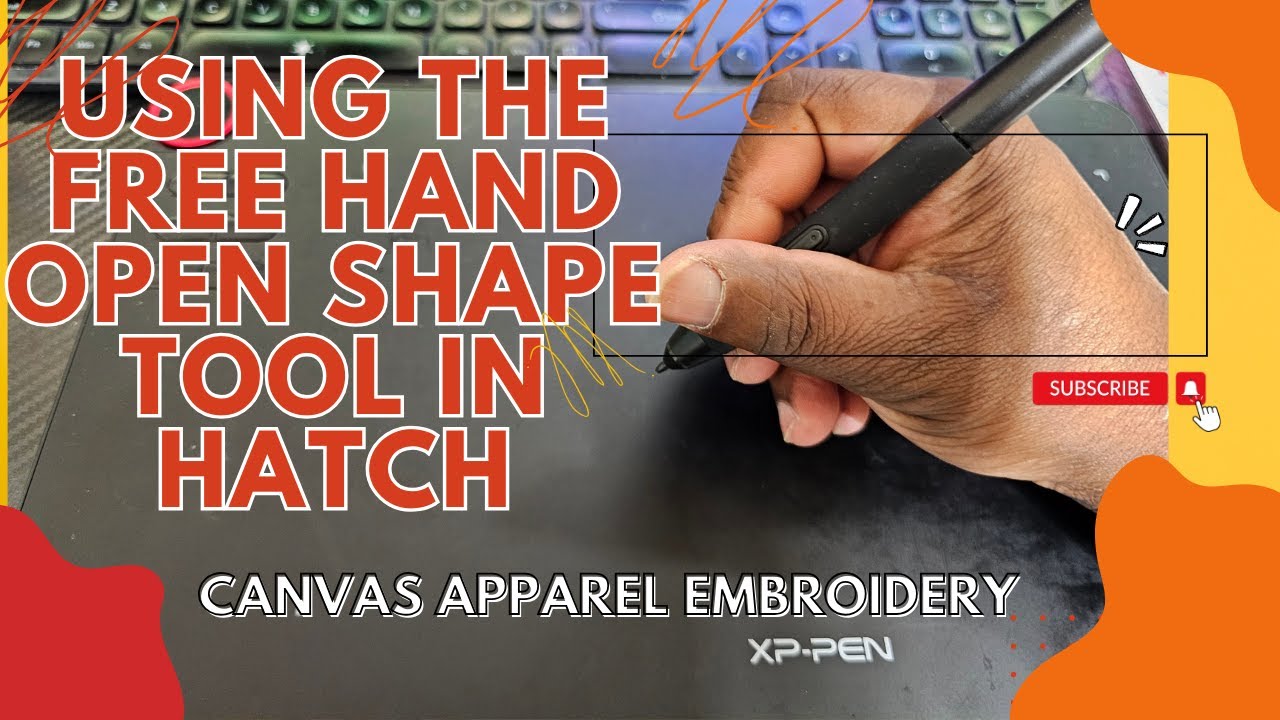 Free Hand Embroidery Design with Jamel: Using Pen Tablet in Hatch ...