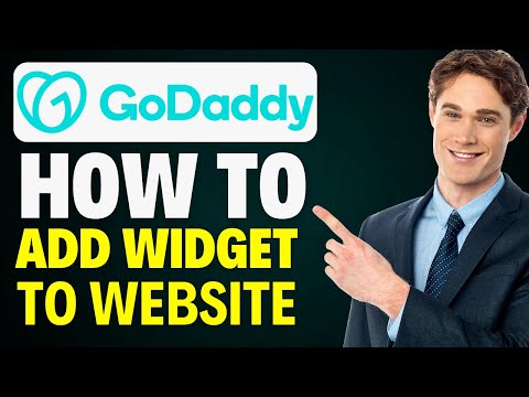 How To Add Widget on GoDaddy Website (2025)