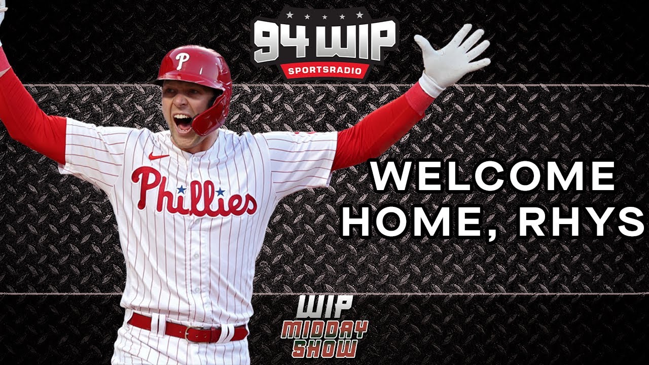 Rhys Hoskins Returns To Citizens Bank Park Tonight | WIP Midday Show ...