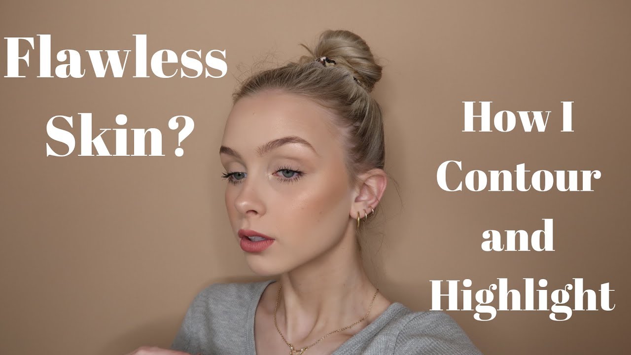 FLAWLESS FACE, CONTOUR, BLUSH, AND HIGHLIGHT!! - YouTube