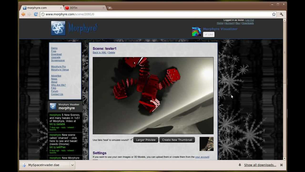 Morphyre - How to make a Space Invader Music Video - YouTube
