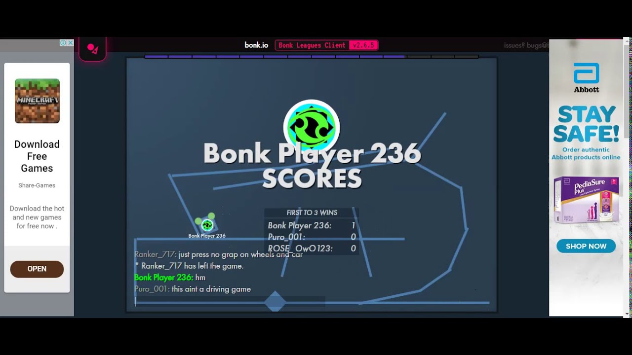 Bonk.io gameplay 2 - YouTube