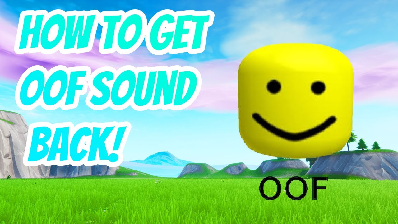 How to get roblox oof sound back! - YouTube