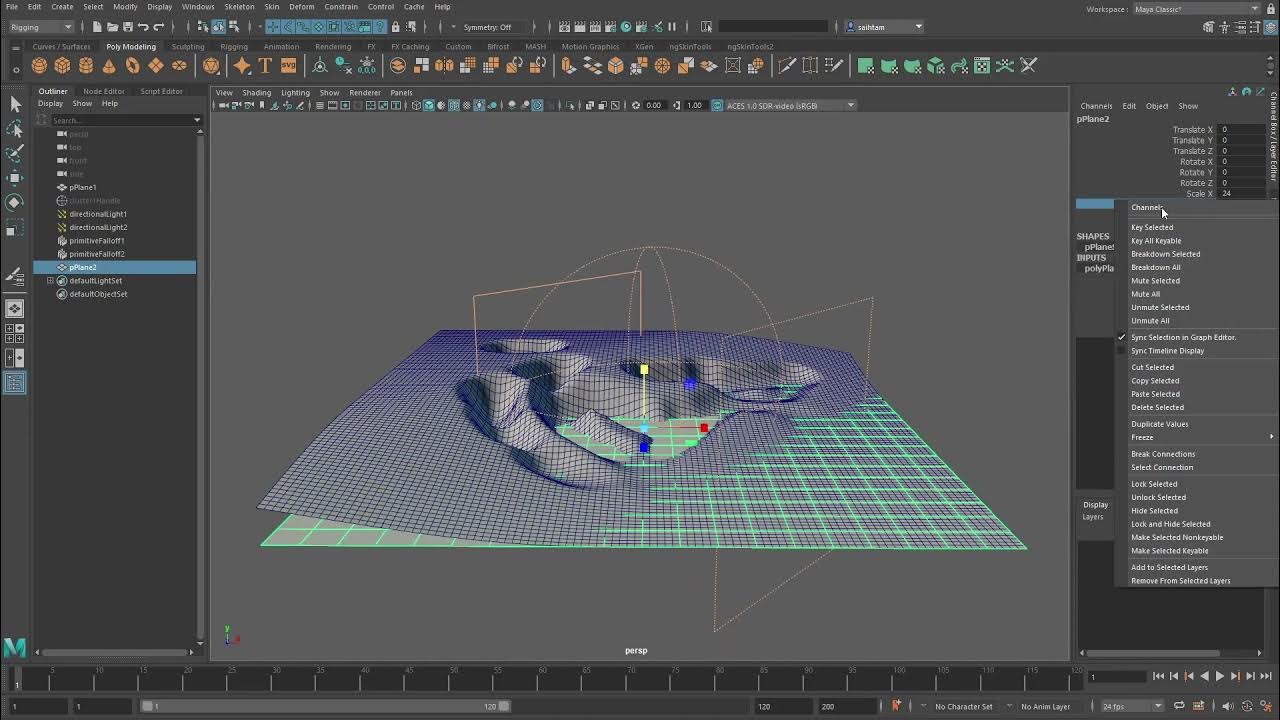 Maya 2022 Falloffs: Falloff Nodes - YouTube