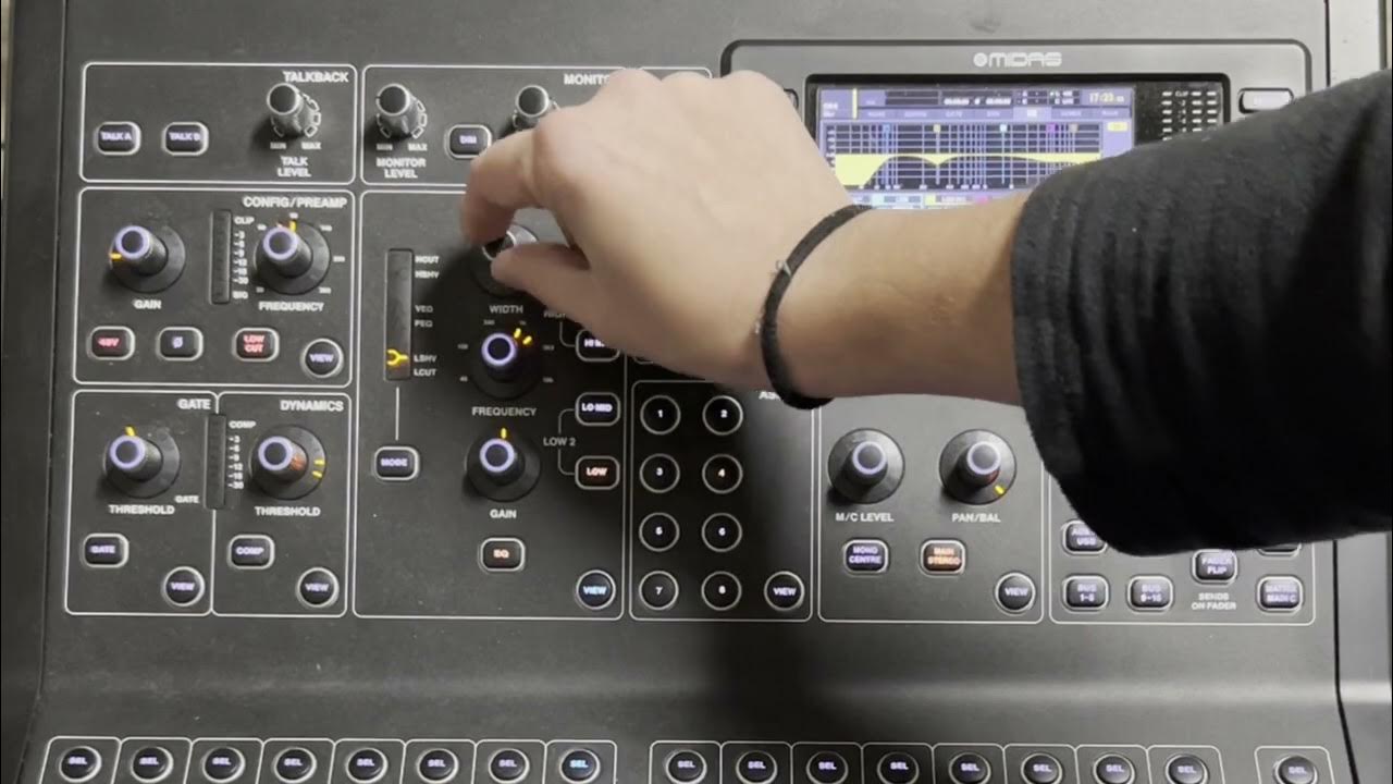 Superficie de control consolas Midas M32 M32r Behringer X32 y modelos compactos Control Surface ...