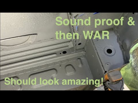 R53 Mini Rear Suspension Sound Proof & Paint - Part 9 - YouTube
