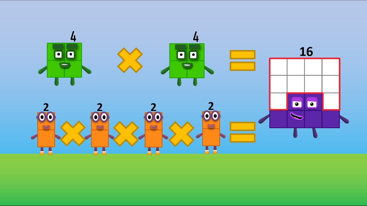 Numberblock 16 can be calculated both ways! - YouTube