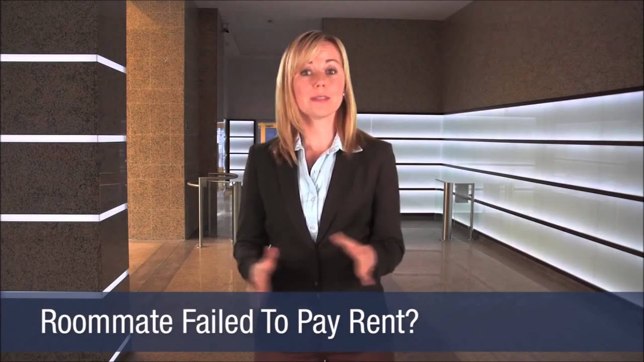 Roommate Failed to Pay Rent - YouTube