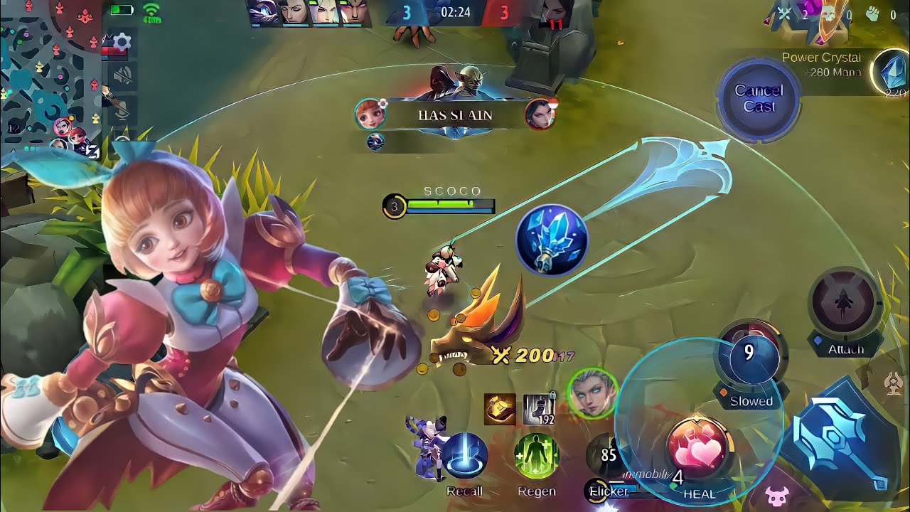 SUPER ANNOYING ANGELA MID TANK GAMEPLAY BEST BUILD AND EMBLEM FOR ...