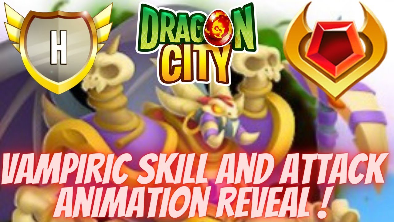 High Voodoo Vampire Dragon's vampiric skill and attack animation reveal ...