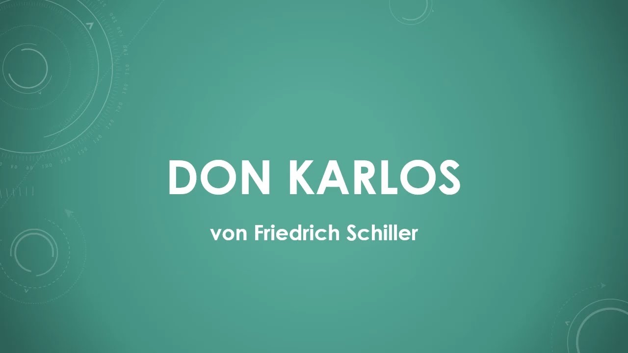 Friedrich Schiller - Don Karlos einfach und kurz erklärt - YouTube
