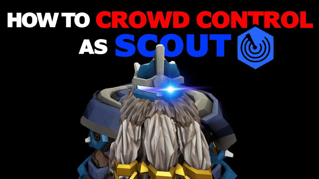 How to crowd control as the SCOUT - YouTube