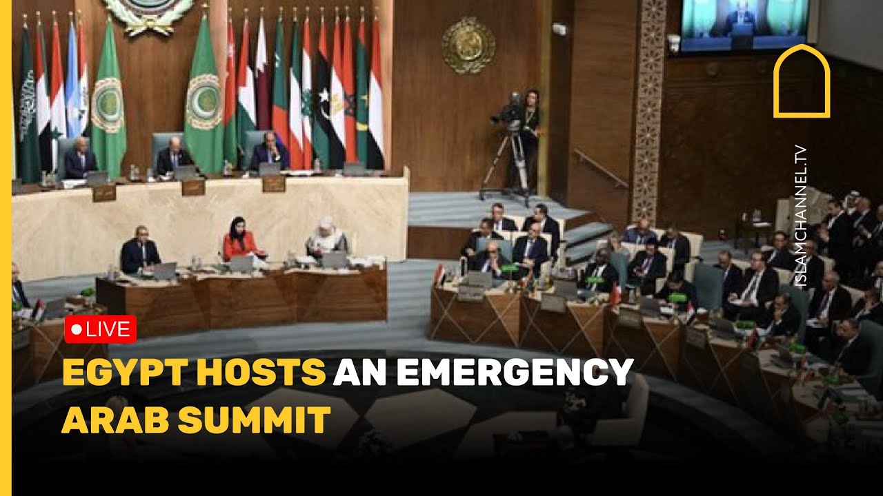 Egypt hosts an emergency Arab summit - YouTube