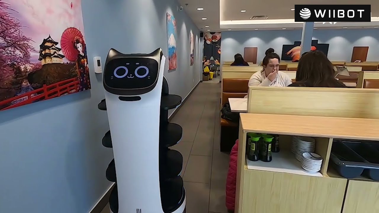 BellaBot Delivery Robot - WIIBOT - YouTube