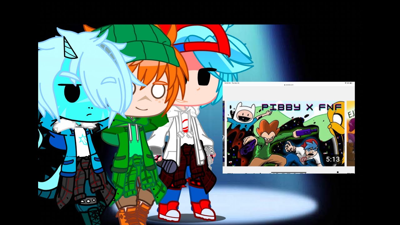 (Gacha club) retrospecter pico and bf react to jake & Finn vs pico and ...