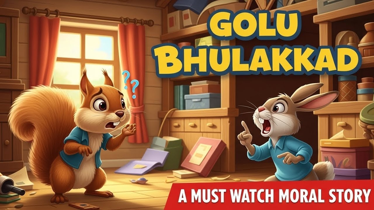 Golu ki Buri Aadat se Molu Pareshan | Bachpan land original Moral story ...