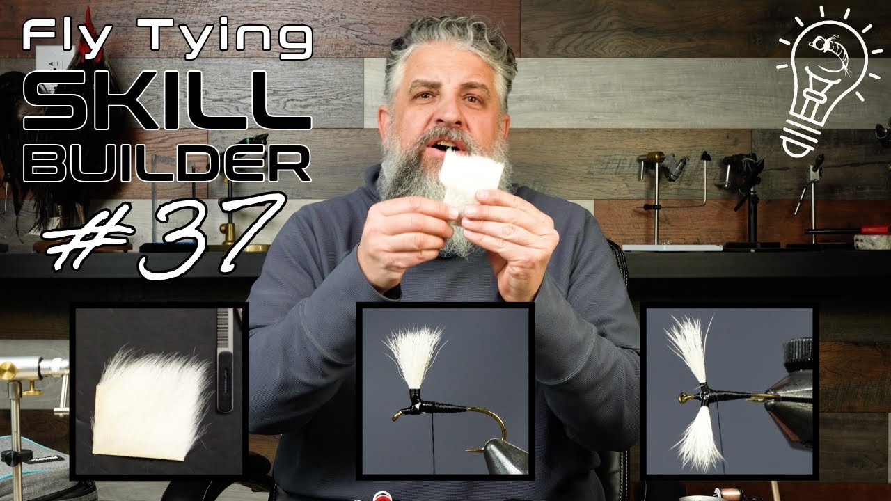 Fly Tying: Mastering Calf Hair Techniques | Fly Tying Skill Builder #37 ...