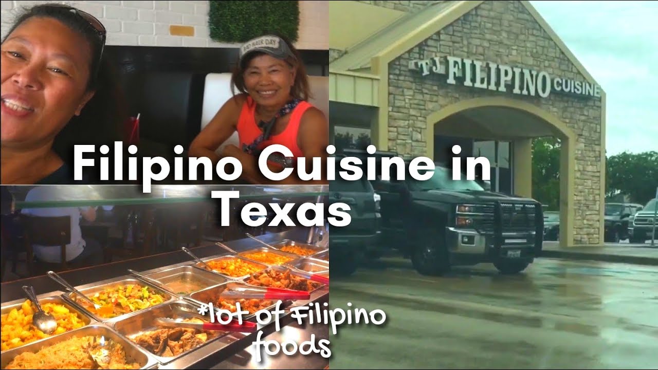 GOING TO PEARLAND TEXAS USA EATING FILIPINO FOOD - YouTube