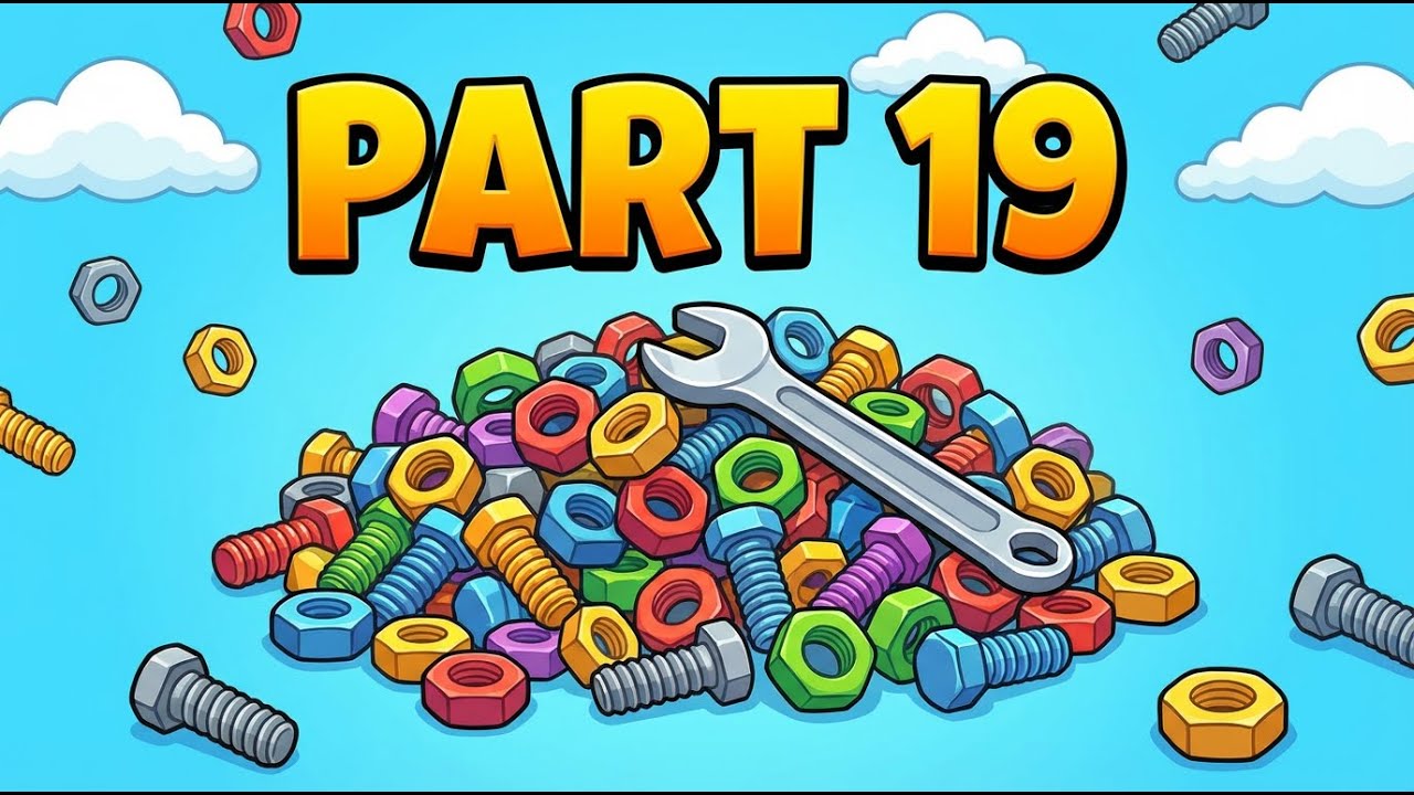 Screw Out 3D: Nut Sort Jam - Part 19 | This Level is IMPOSSIBLE - YouTube