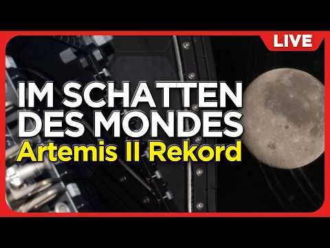 LIVE: NASA Artemis II Rekord Vorbeiflug am Mond