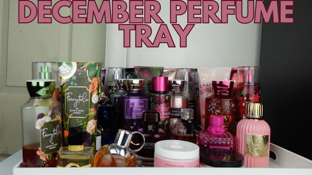 December Perfume Tray|Winter Florals|Winter Berries - YouTube