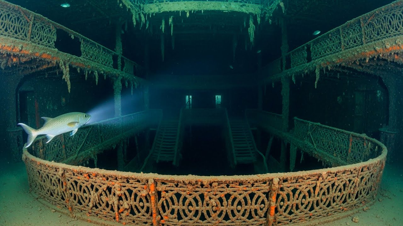 Titanic's Sunken Promenade Deck | Where First-Class Ghosts Still Walk ...