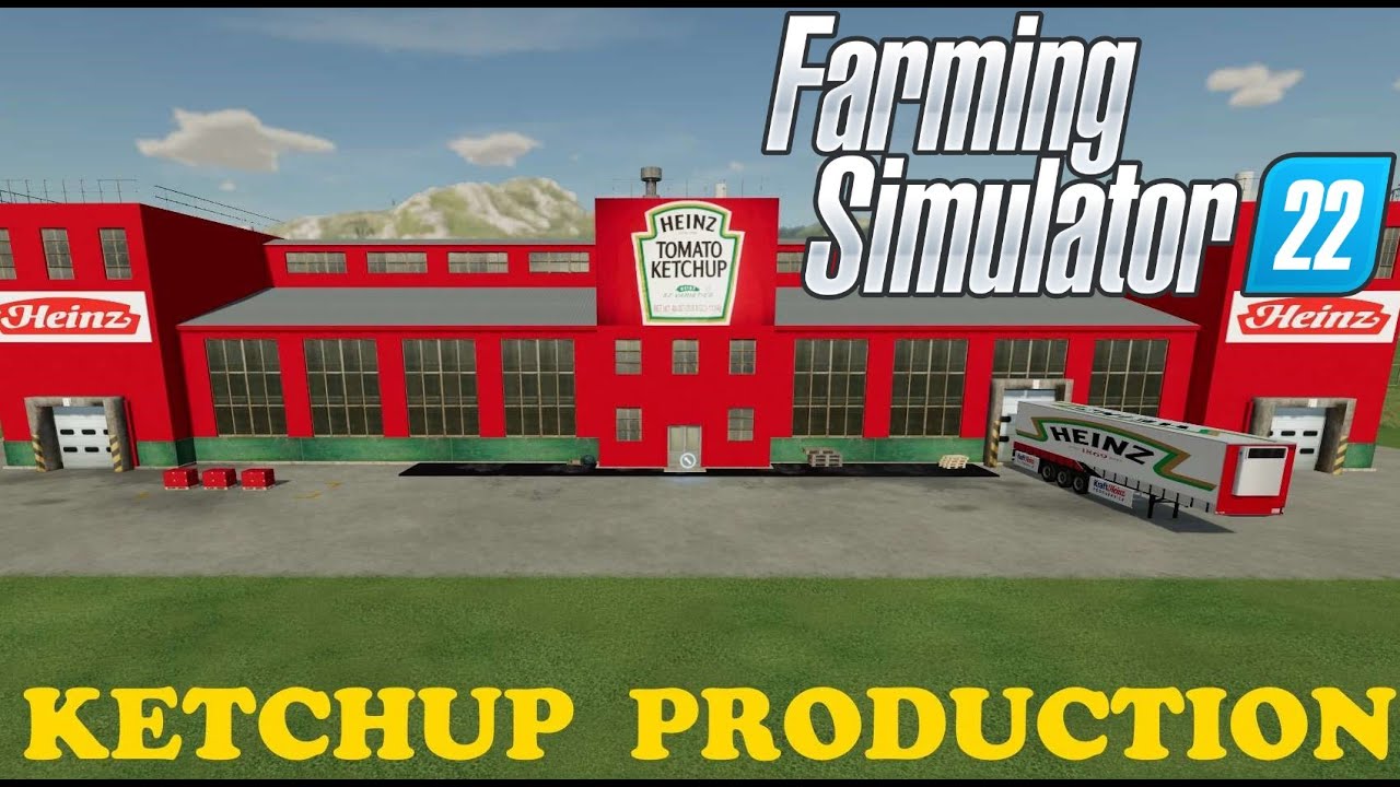 Farming Simulator 22: Ketchup Production mod - YouTube