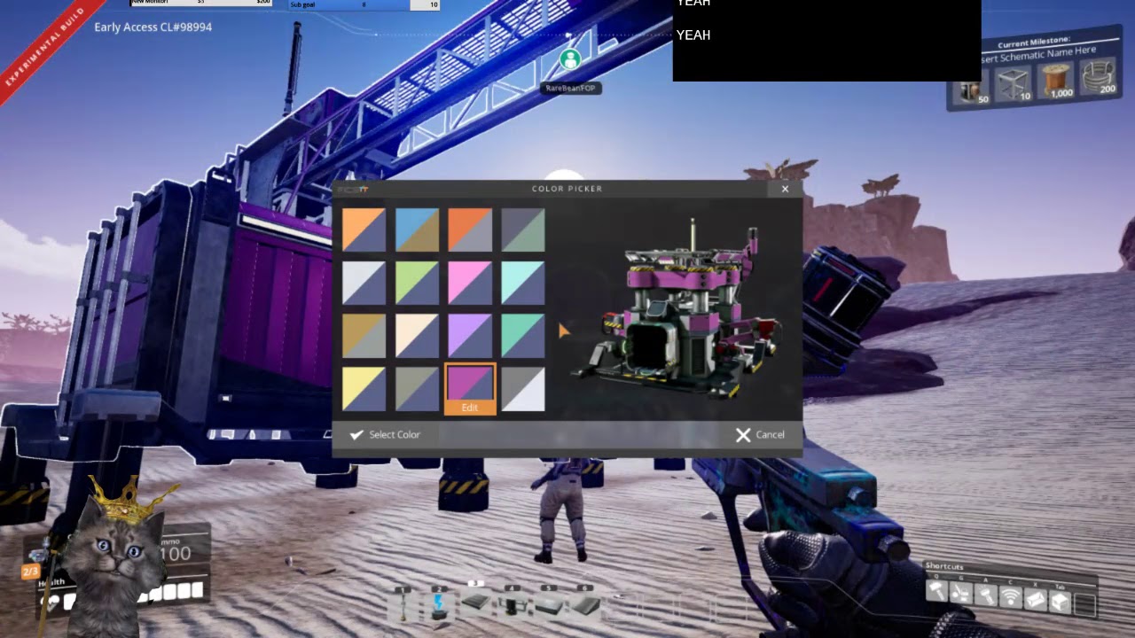 Satisfactory With Beans. Checking out the new stuffs - YouTube