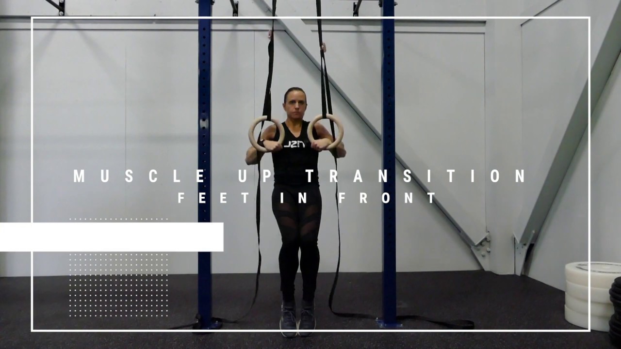 Muscle Up Transition - Low Rings, Feet in Front - YouTube