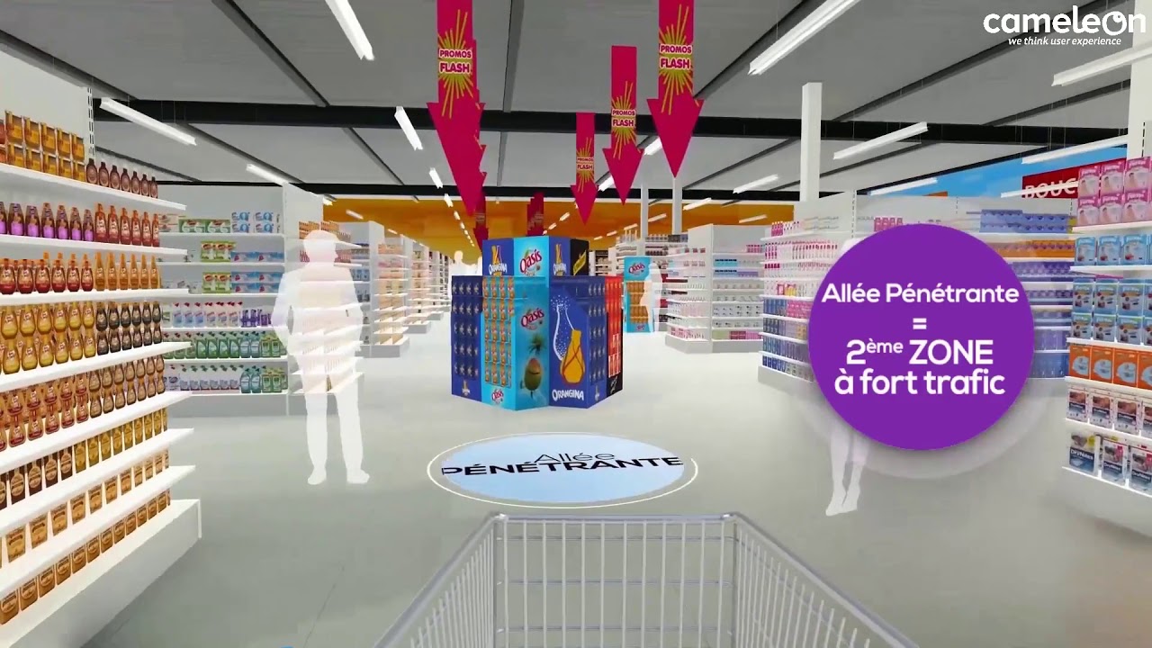 Virtual store : univers virtuel 3D pour le retail - YouTube