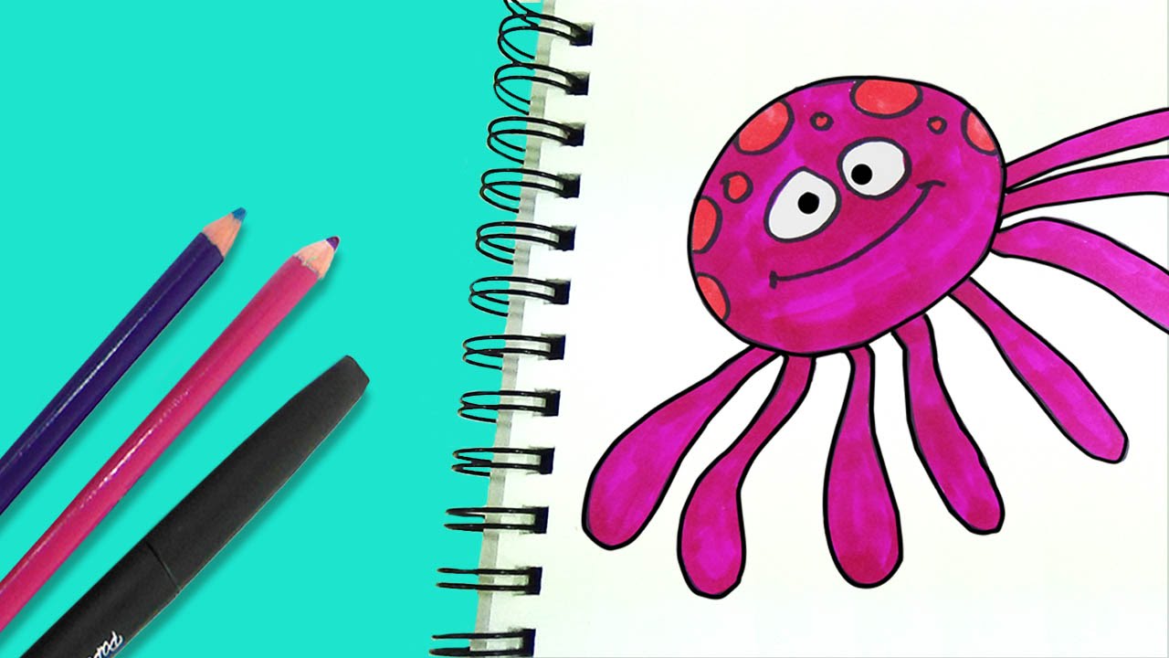 How to draw an octopus| Χταποδάκι | Ζωγραφική για παιδιά #6 - YouTube