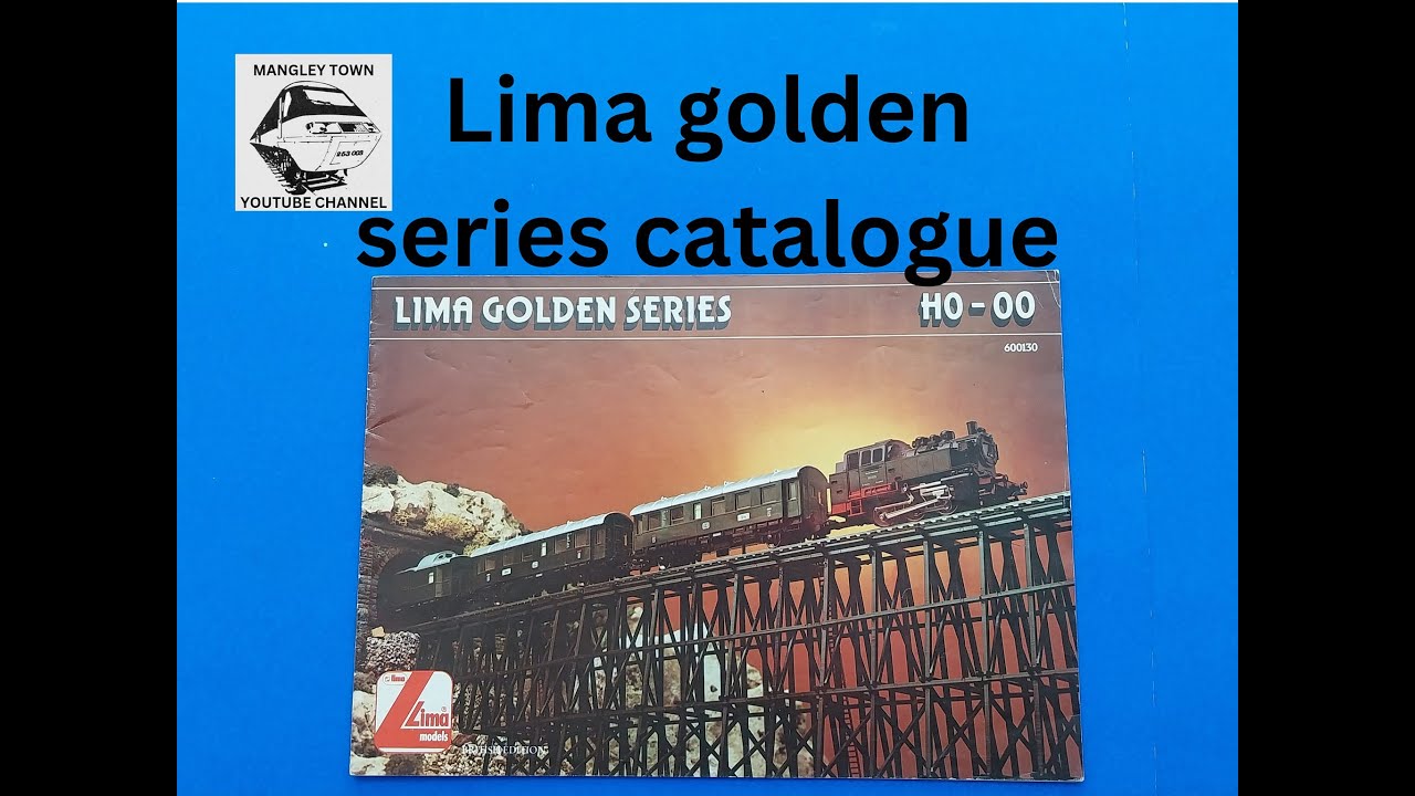 Lima model railways Golden series HO / OO catalogue full look through ...