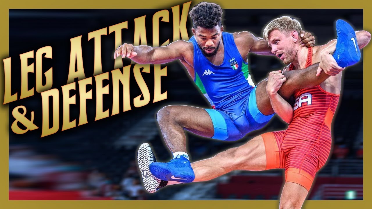 LEG ATTACK & DEFENSE | Wrestling highlights - YouTube