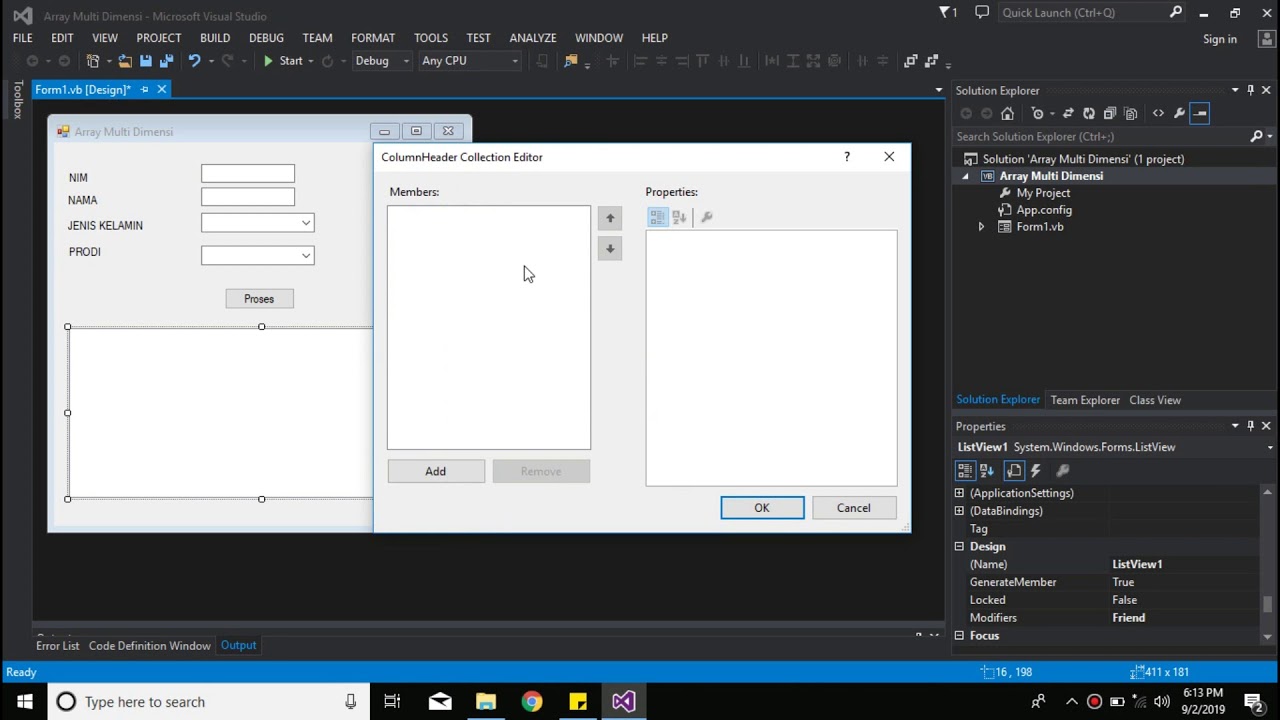 Array Multi dimensi - YouTube