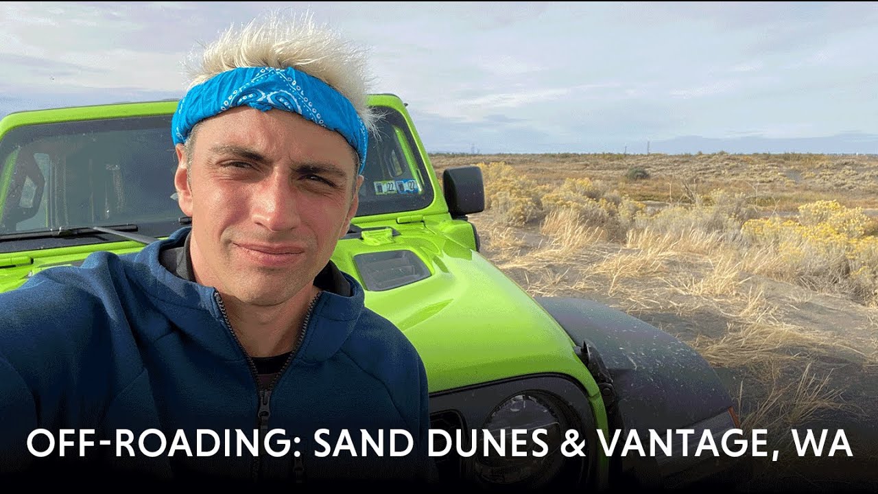 Off-Roading on Sand Dunes & Vantage, WA - YouTube