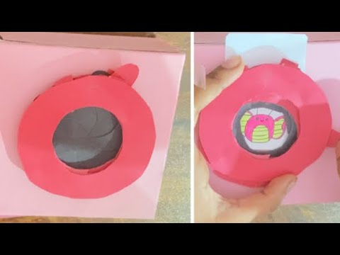 How to make paper iris shutter camera - YouTube