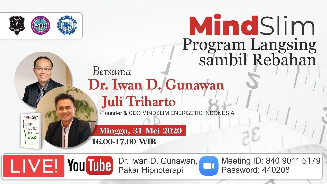 Bincang Santai "MindSlim Program (Langsing sambil Rebahan)" bersama JULI TRIHARTO - YouTube