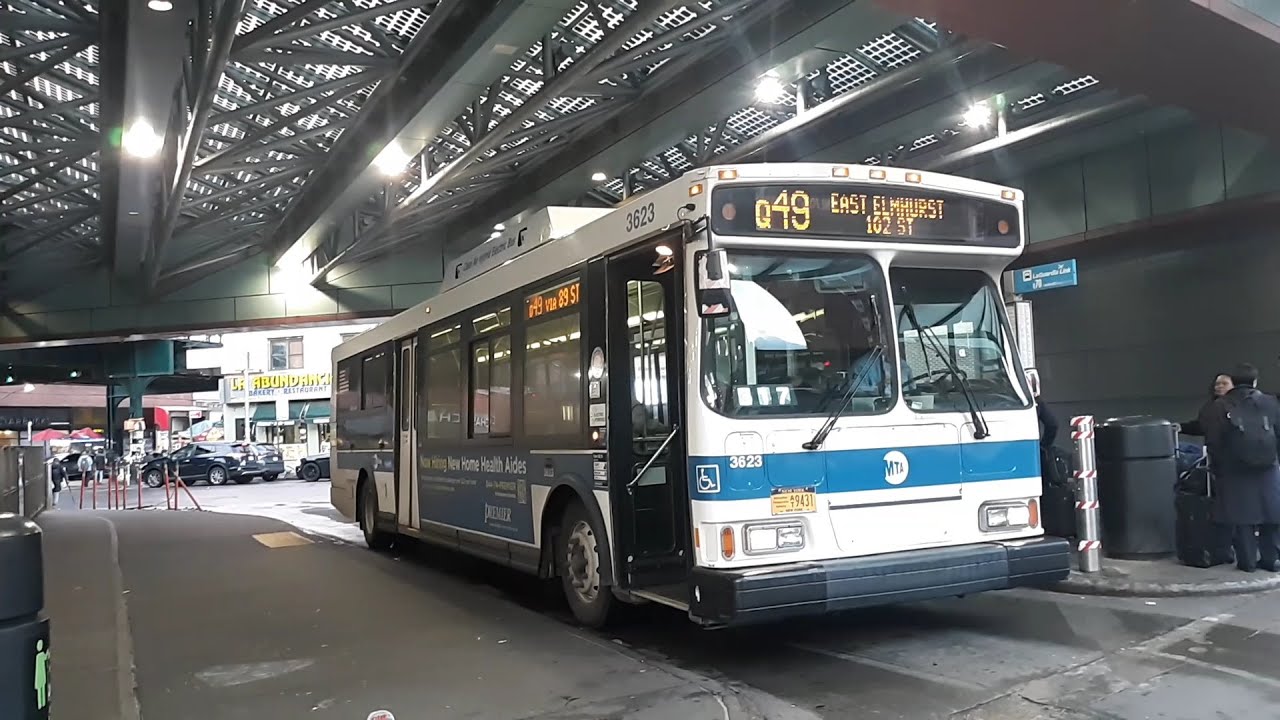 MTA Bus Company 2006-07 Orion VII OG Hybrids #3594, #3623 & #3736 On ...