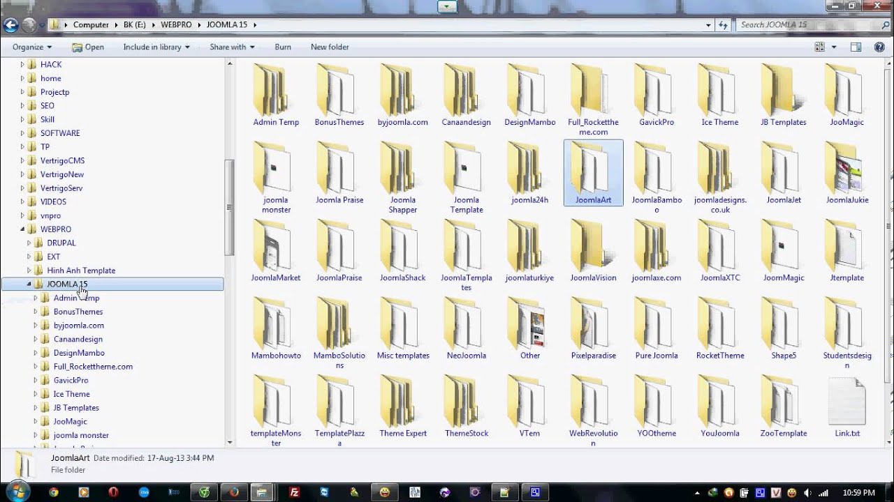 Bán 50 GB DVD Templates Joomla 1.5, 2.5 full - YouTube