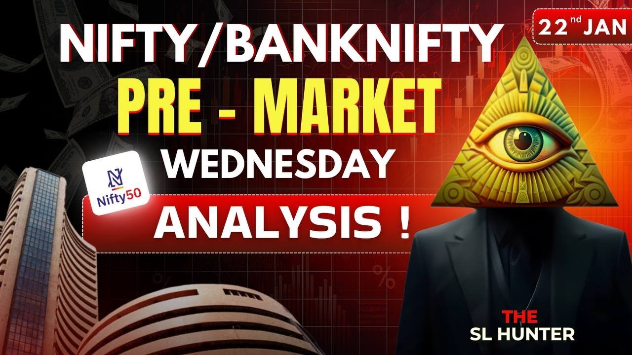 Pre-Market Analysis For Wednesday | 22 Jan | The SL Hunter - YouTube