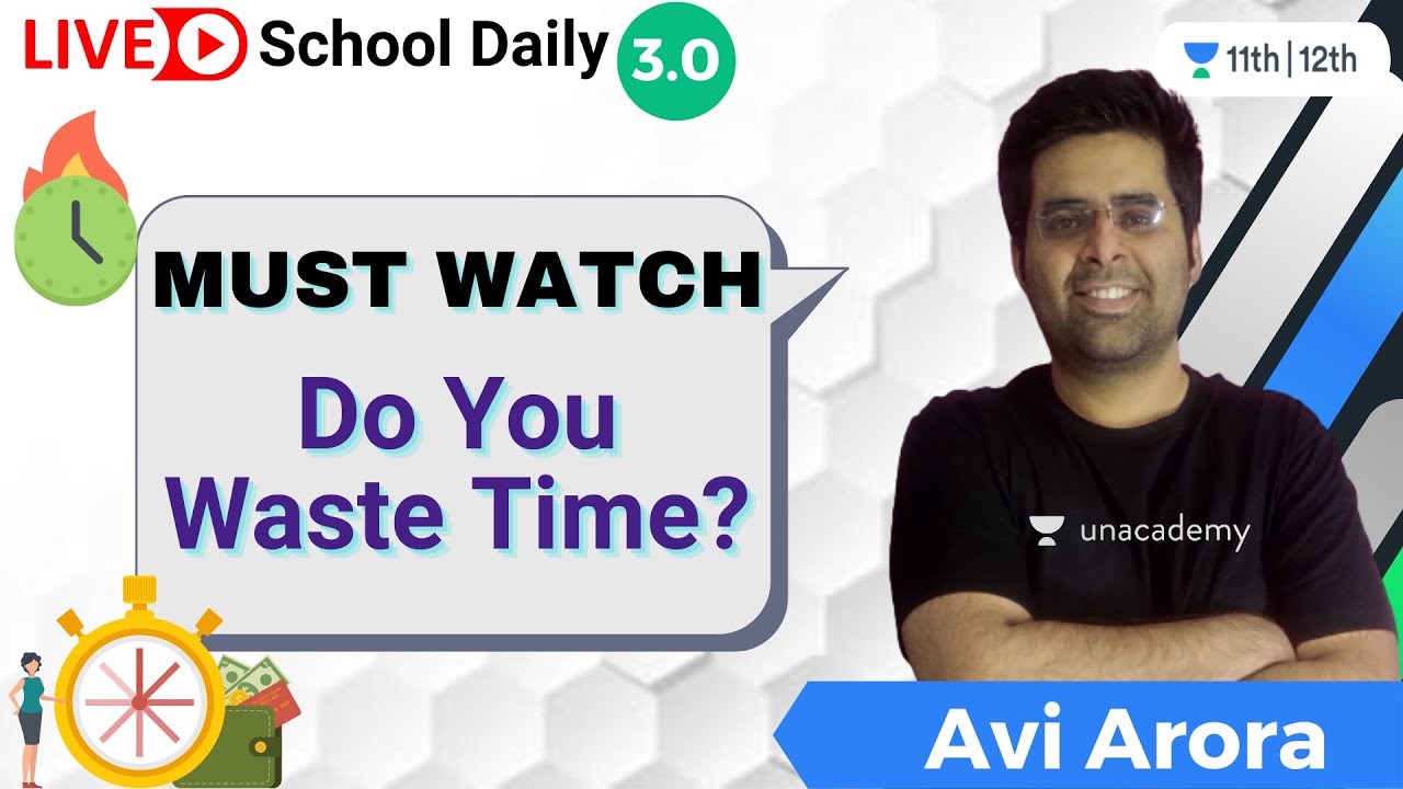 Do You Waste Time? Then You Must Watch This Video 🔥 | Math | Unacademy ...
