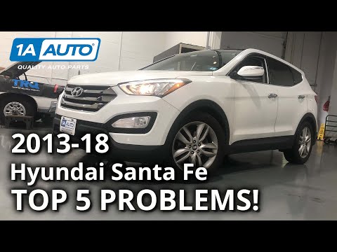 Top 5 Problems Hyundai Santa Fe SUV 3rd Generation 2013-18