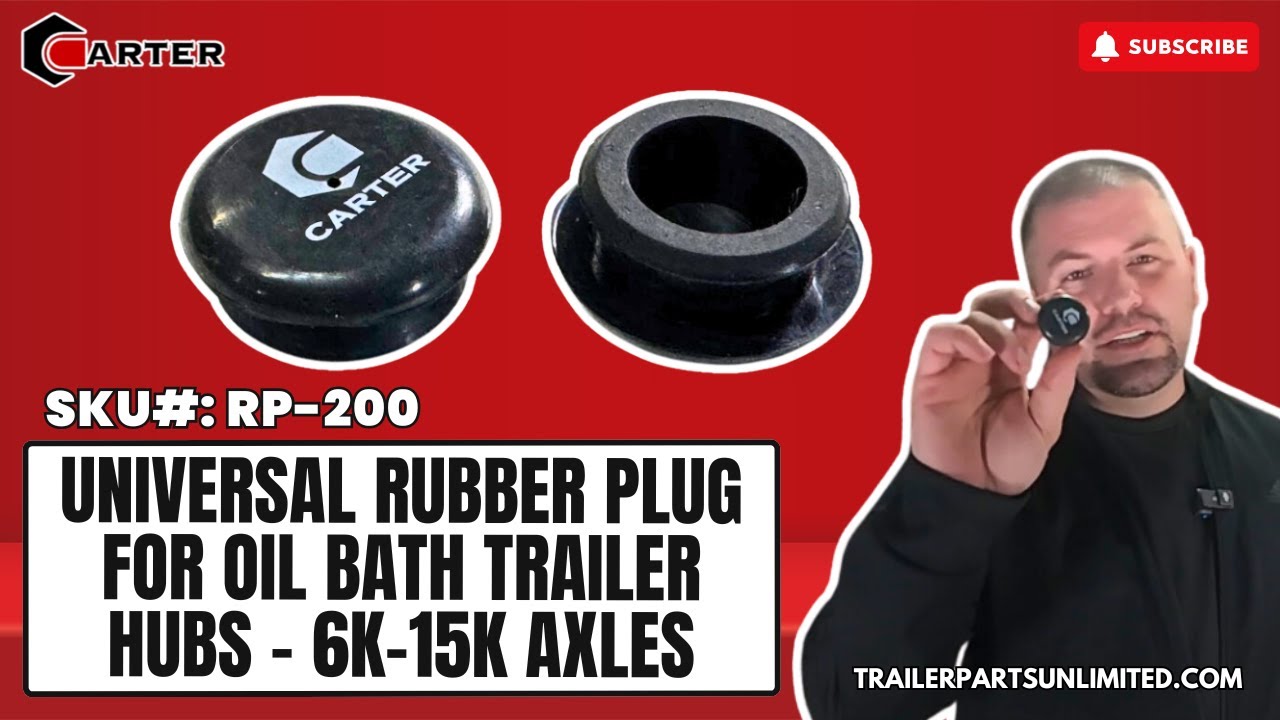 SKU#: RP-200 - Universal Rubber Plug for Oil Bath Trailer Hubs 6K-15K ...